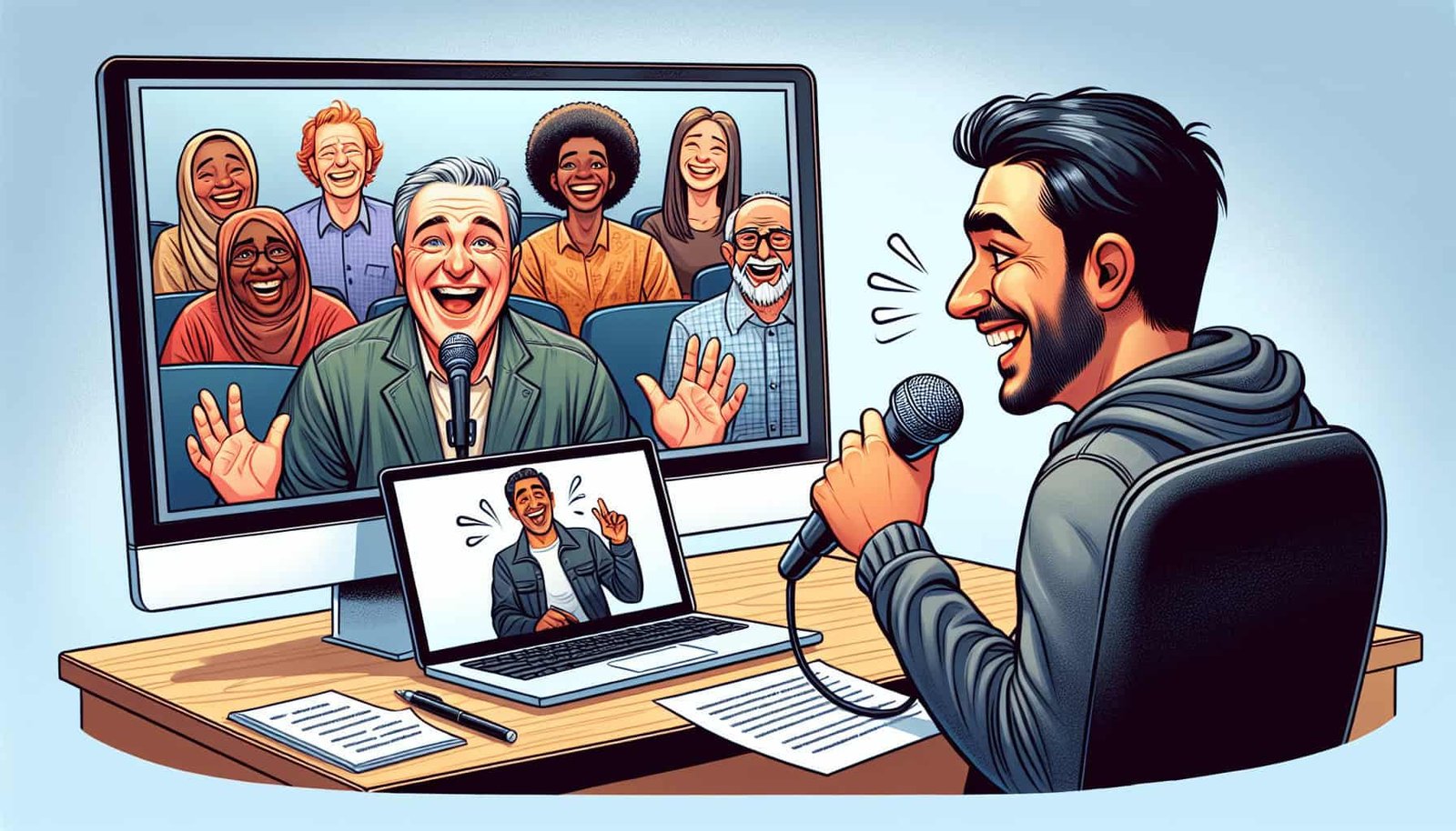 Virtual Comedy Writing - Damongo